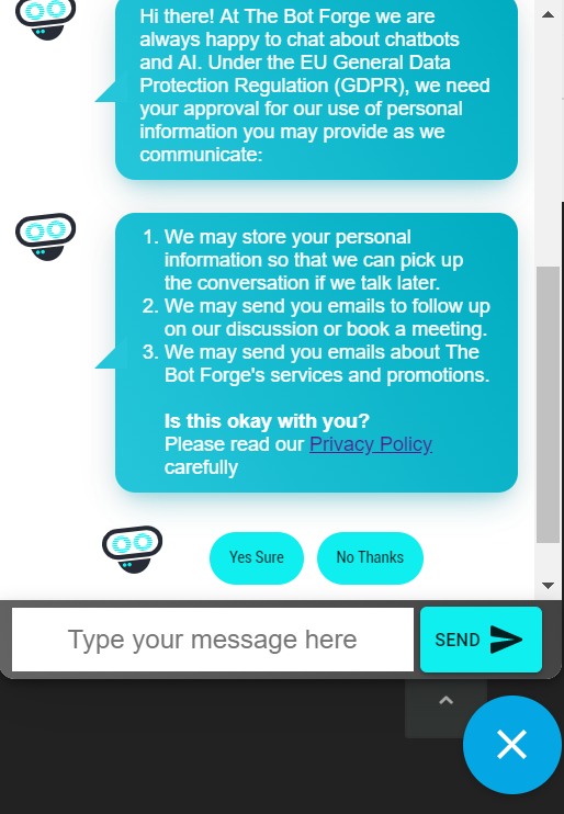 6 Tips to Ensure Your Chatbot is GDPR Compliant - The Bot Forge